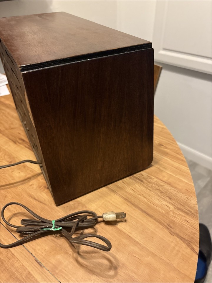 1946 General Electric AM Tube Radio Model 321 Wood Tested Working- Read ...