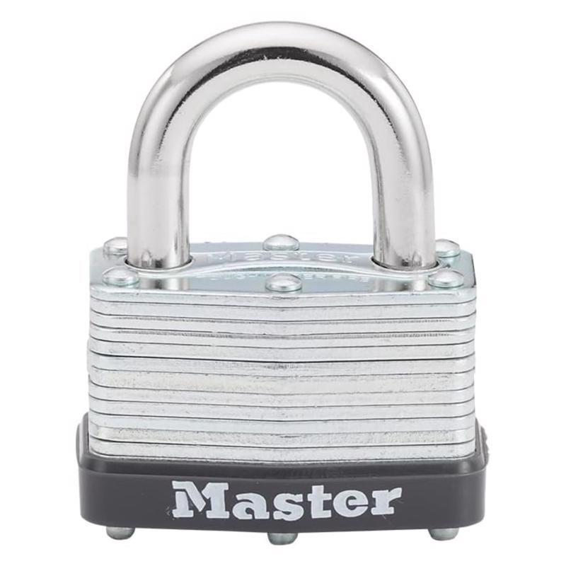 Master Lock 500KABRK #197 Laminated Steel Warded Padlock 1-3/4 in ...