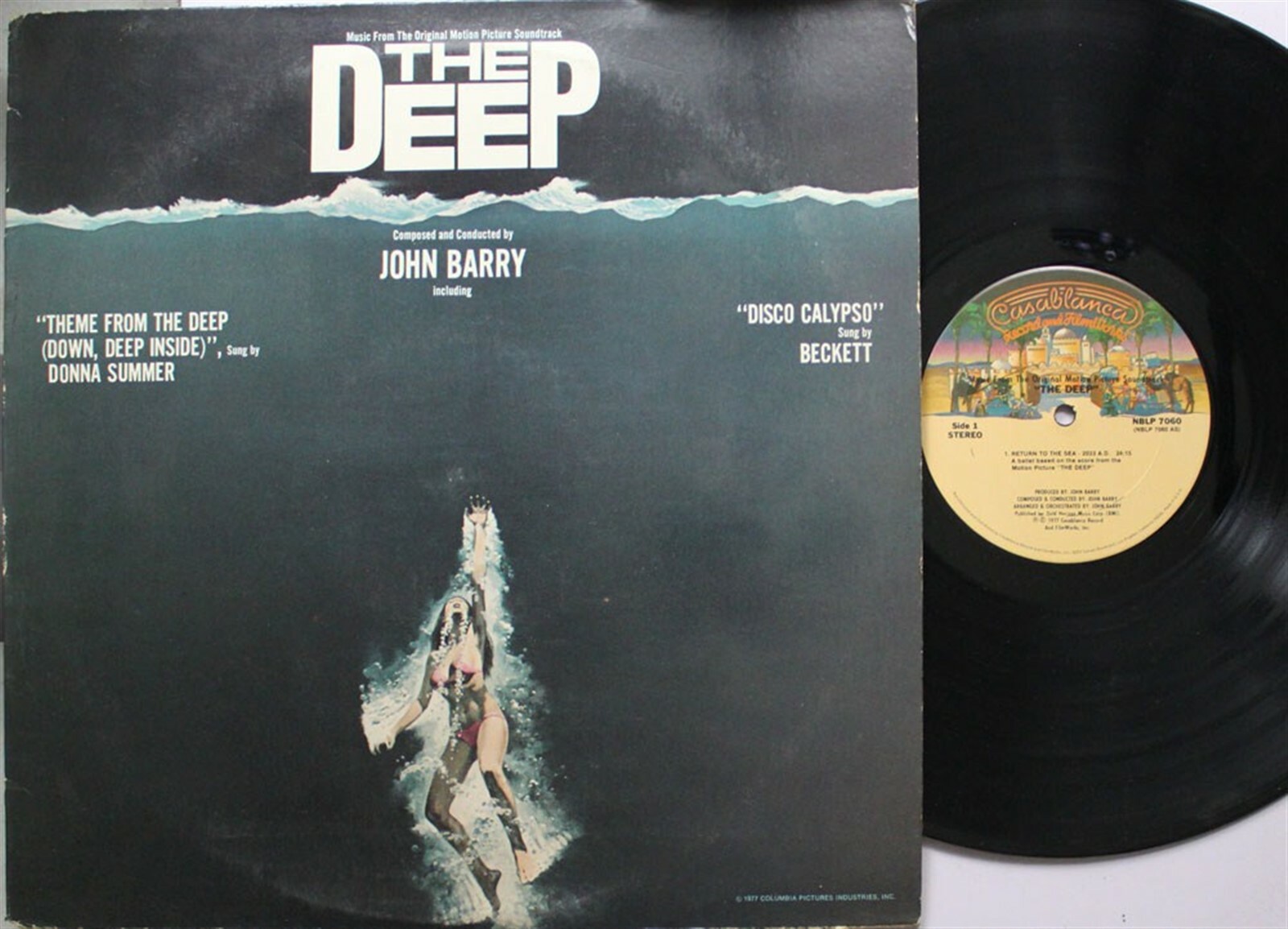 Soundtrack Lp John Barry - The Deep Soundtrack On Casablanca VG++ | eBay