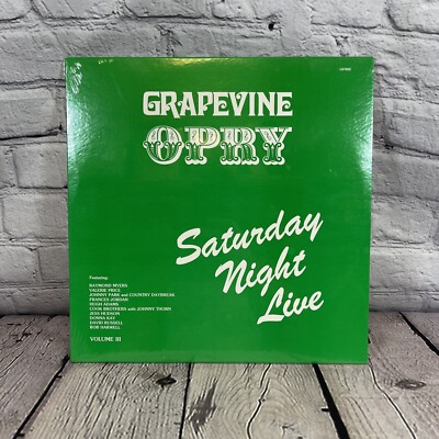 Grapevine Opry - Saturday Night Live Vol 3 Grapevine Records 607802 NM ...