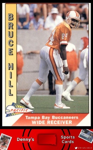 1991 Pacific #507 Bruce Hill Tampa Bay Buccaneers Football Card | eBay