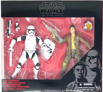Star Wars Poe Dameron First Order Riot Control Stormtrooper Black ...