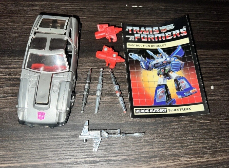 🔥🚨Vintage Hasbro Transformers G1 Bluestreak 100% Complete 1984 Autobot ...