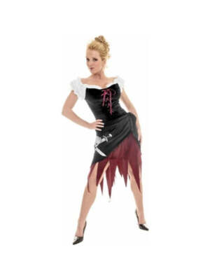 Adult Embroidered Hip Pirate Wench Costume | eBay