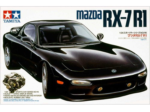 TAMIYA 24116 1:24 Mazda RX-7 R1 Plastic Model Kit 4950344992645 | eBay.de