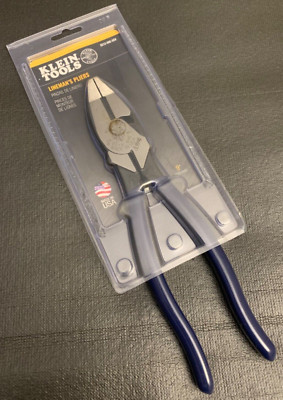 NEW Klein Tools Lineman's Pliers 9" D213-9NE-SEN High Leverage Made in ...