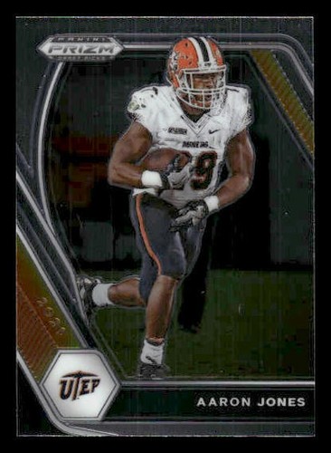 2021 Panini Prizm Draft Picks Collegiate #97 Aaron Jones UTEP Miners | eBay