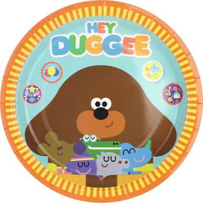 Hey Duggee Birthday Party Large Dinner Paper Plates (Pack of 8) The ...