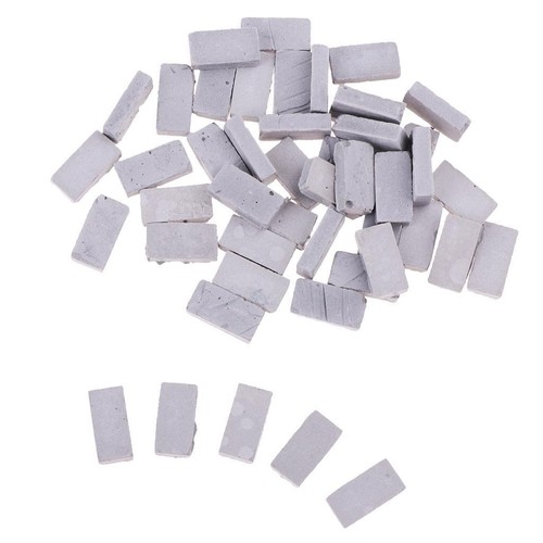 50pcs 1/35 Scale Resin Clay Bricks Modeling Miniature Landscape Scenery ...