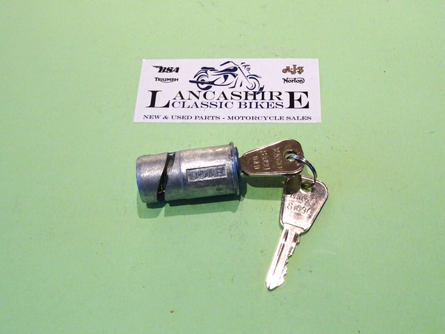 EMGO Steering Lock & 2 Keys Triumph BSA Norton Royal ENFIELD for sale ...