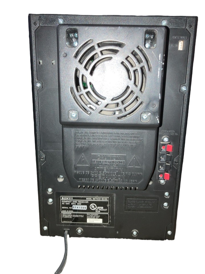 Sony MHC-EC55 HCD-EC55 Mini HiFi AM FM Stereo System MP3 CD Player 95 ...