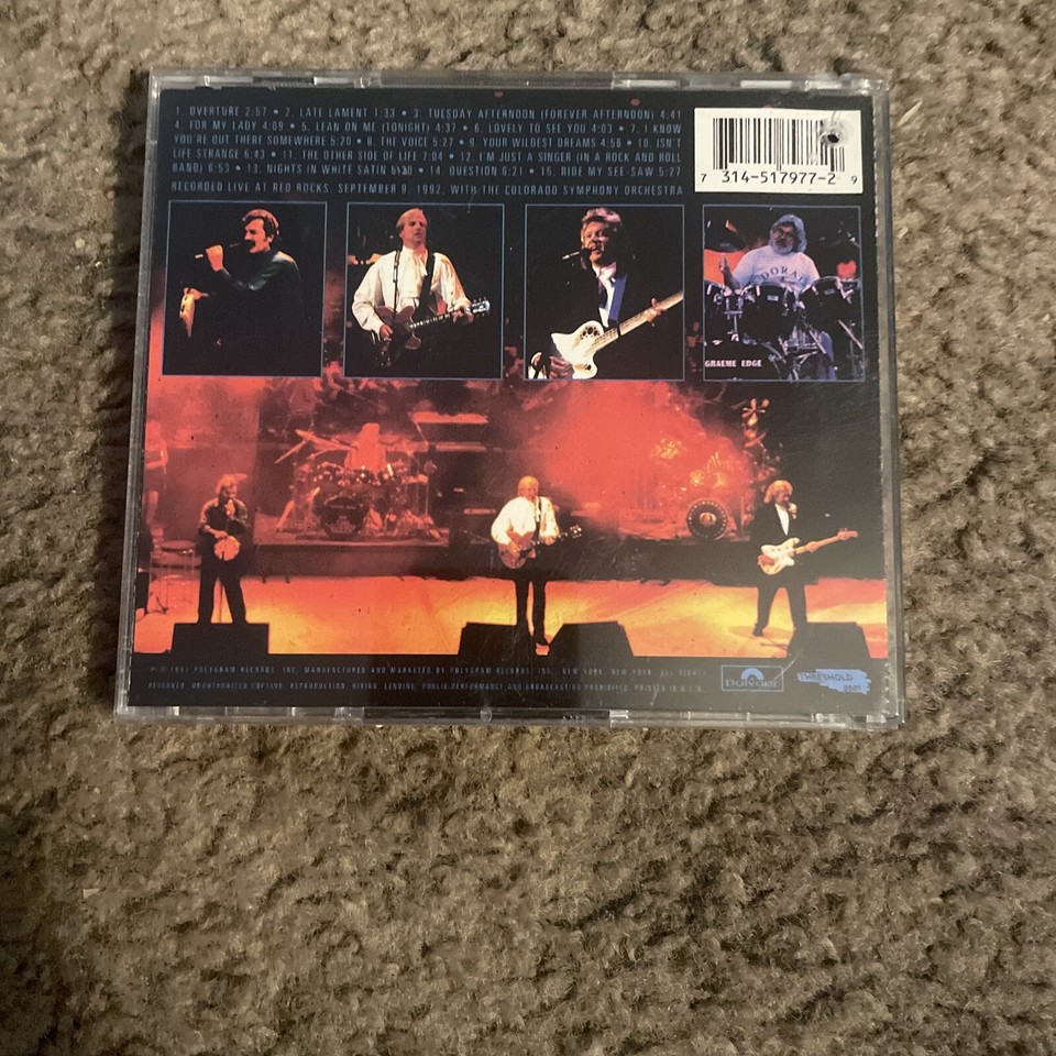 The Moody Blues - A Night at Red Rocks (CD, 1993) Polydor Like New ...