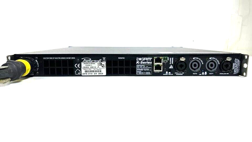 Powersoft Non-DSP K6 7200W Power Amplifier W/AEOSP (LOT OF 4 ) TrueHeartSound | eBay