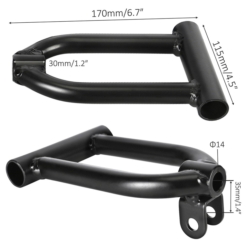 Front Suspension Swing Arm Assembly For Electric Buggy ATV Go Kart Quad ...