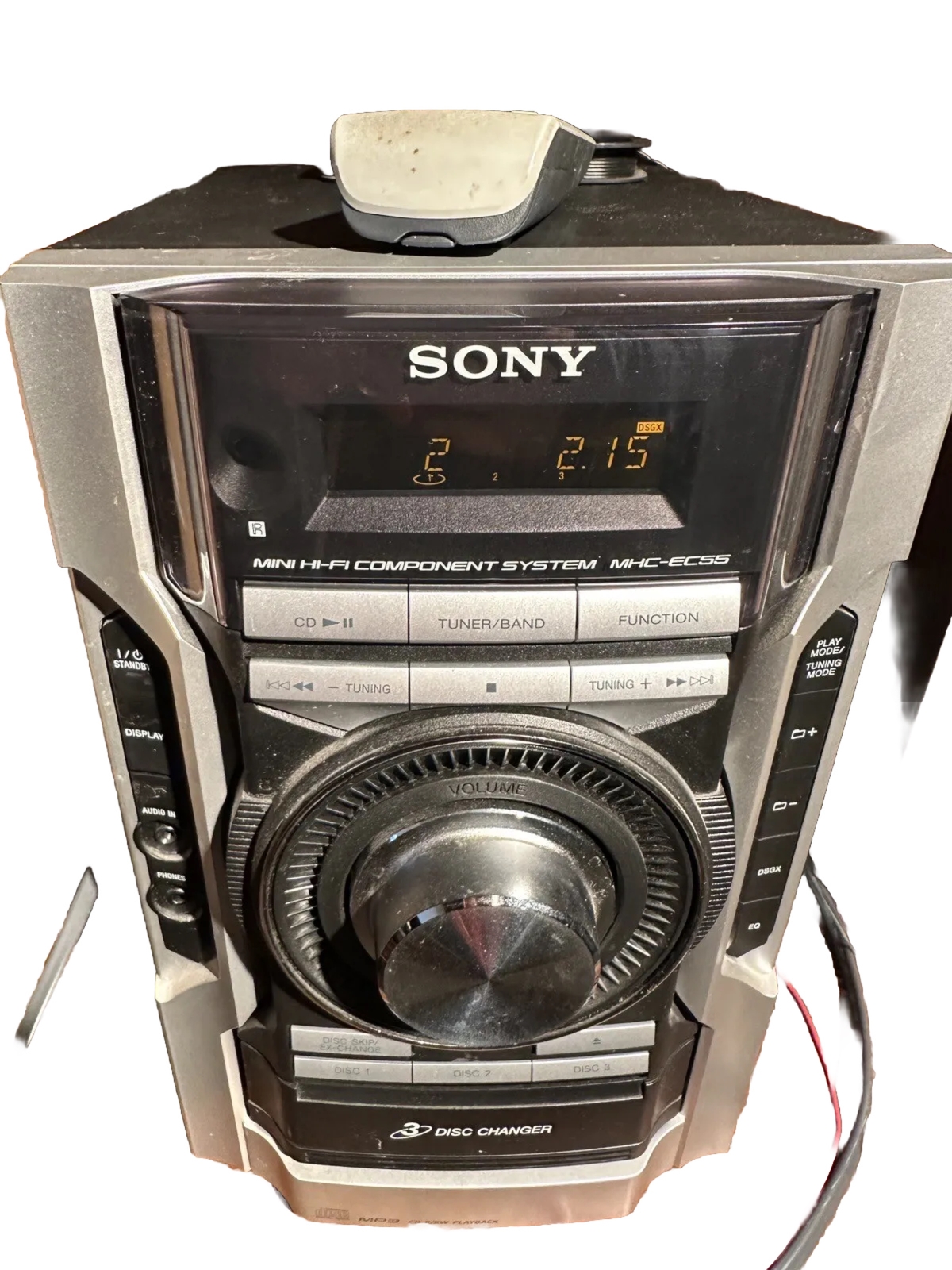 Sony Mini HI-FI Shelf Component System MHC-EC55 3 Disc Changer CD ...