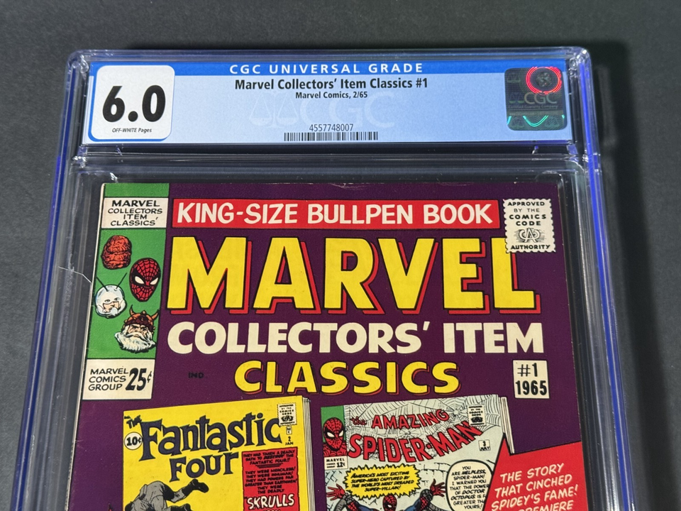 Marvel Collectors Item Classics #1 1965 CGC 6.0 4557748007 | eBay