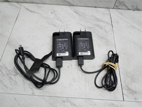 2 x GENUINE DELL USB Power Adapters 24W AC Adapter Venue 11 Pro Tablet ...
