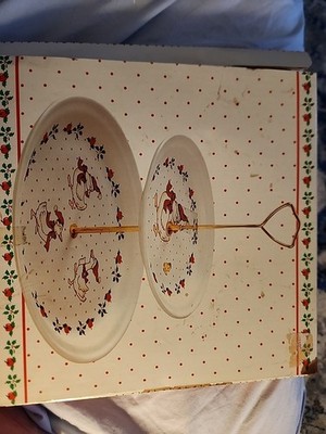 Vintage 2 Tier Tid-Bit Set Made In Japan (Bradlees) Ducks | eBay