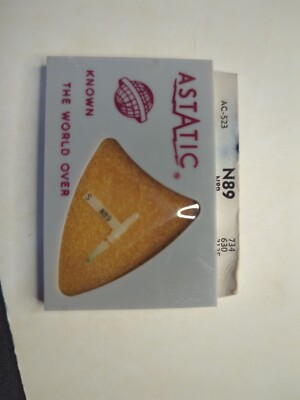 Astatic N89 Stylus Sapphire Needle Original Packaged Needle | eBay