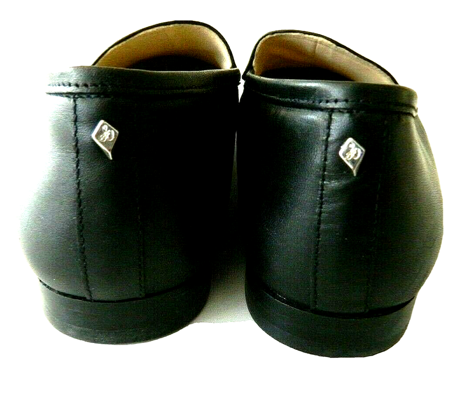 NEW! Sam Edelman Leon Women’s Size 6 Black Leather Loafer/ Flat Shoes ...