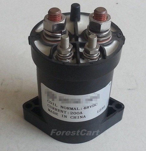 Solenoid 48V 200A, 4 Terminals Copper Contactor for Tomberlin Emerge ...