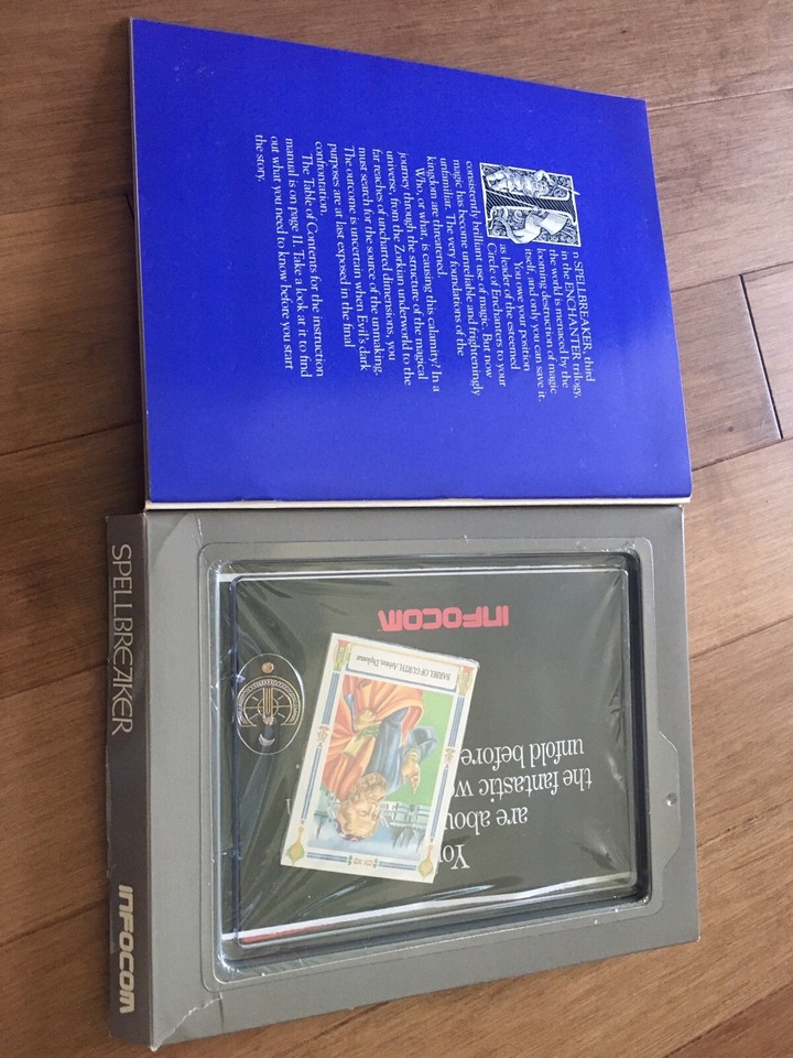 SPELLBREAKER by Infocom- ATARI 400 -XL/XE 810 1050 DISK - SEALED - Rare ...