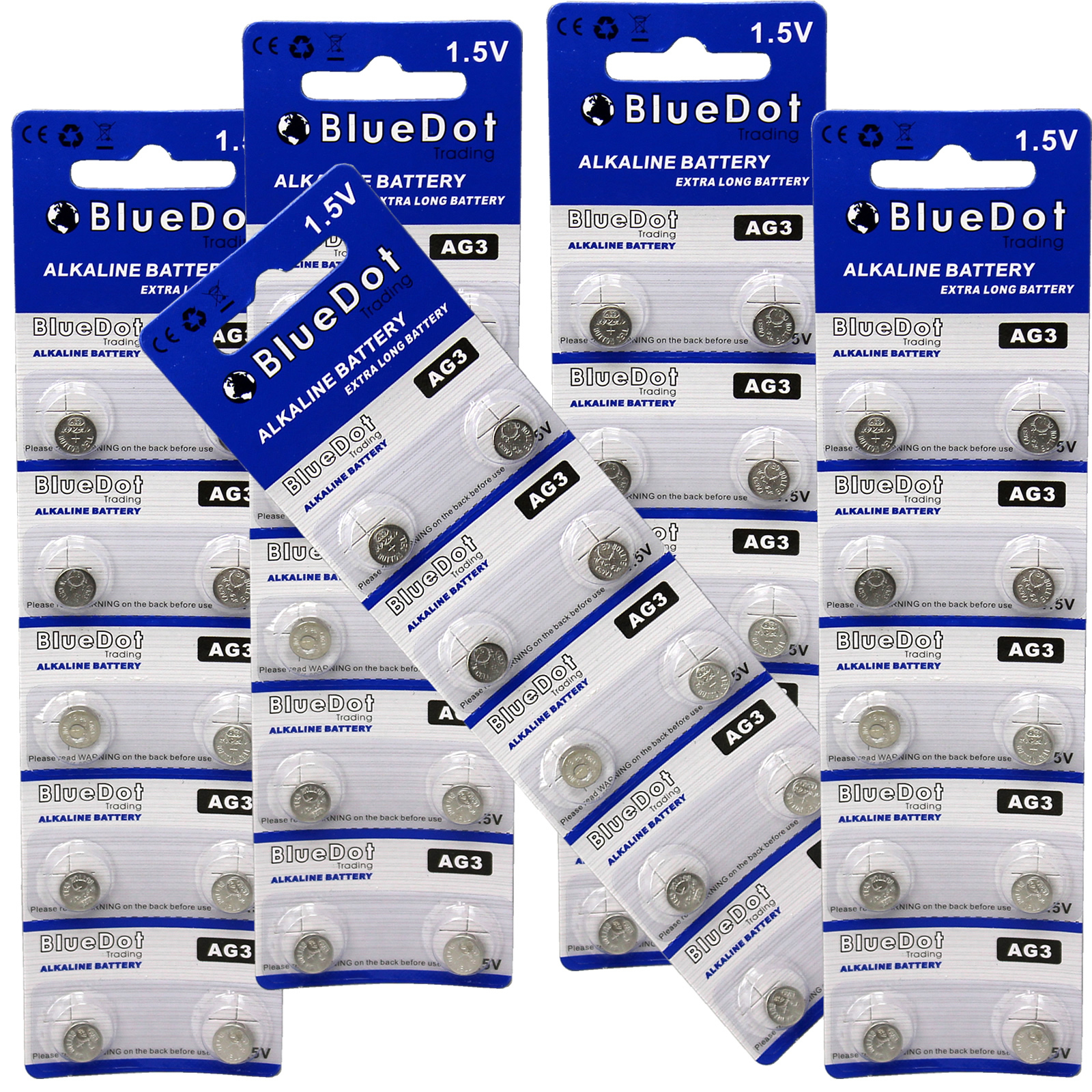 BlueDot Trading® 50 pack AG3 LR41 392A 192 SR41 LR736 CX41 392 BATTERY ...