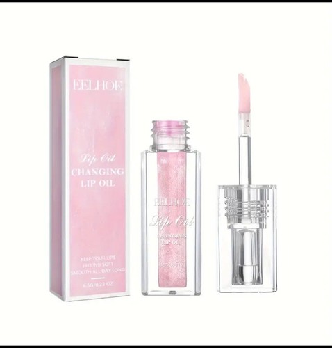 PINK Color Changing Lip Oil Nourishing & Hydrating Lip Gloss Non-sticky ...