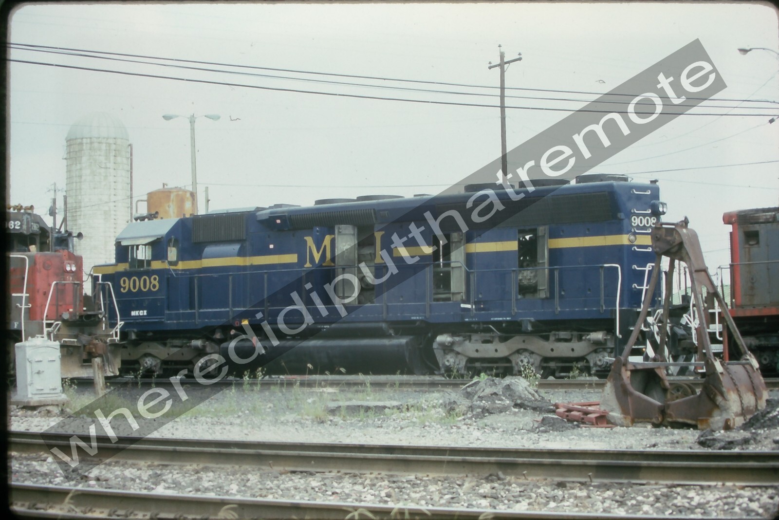 Original Slide Motive Power Industries MPI 9008 EMD SD40M-2 Houston TEX ...