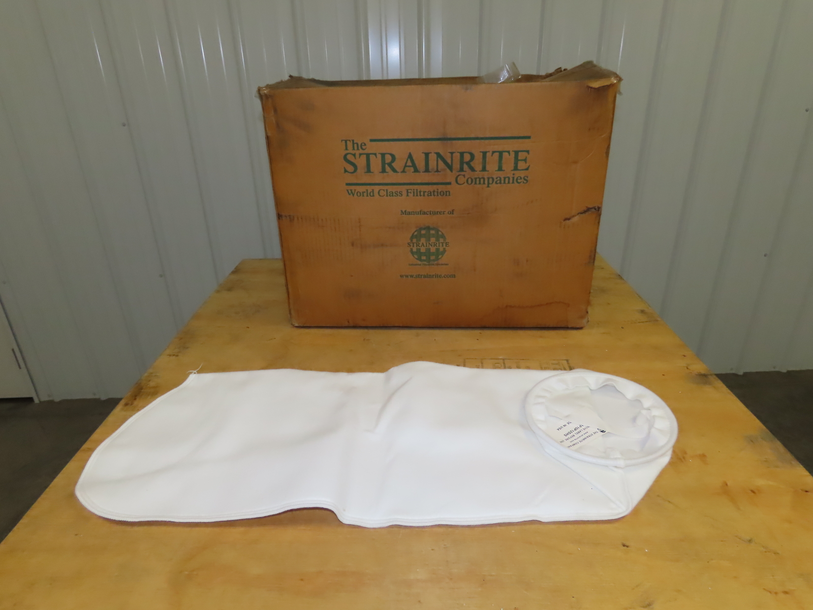 Strainrite AP 10P 12SHS Polyester Felt Bag Filter, Lot of 50, 10 Micron ...