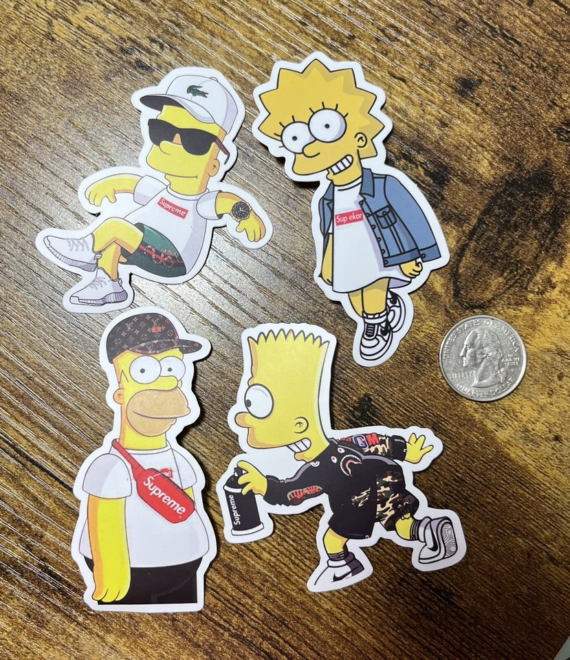 The Simpsons Sticker Set - Car Stickers, Vinyl Decal, Laptop Sticker | eBay