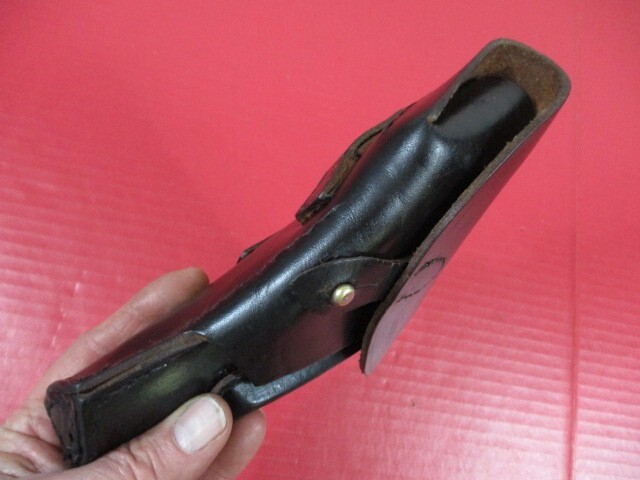 WWII Era German Police Leather Belt Holster for Walther PPK Pistol ...
