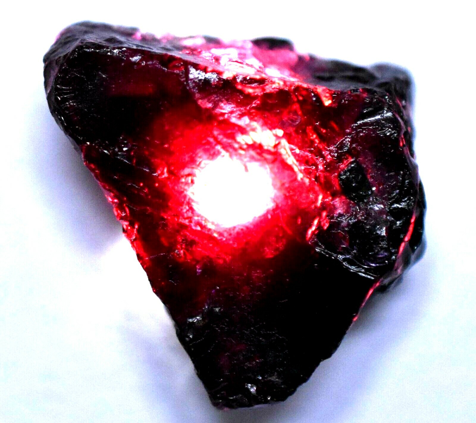 Rare Natural Red Painite 41.45 Ct Burma Specimen Facet Rough Untreated ...