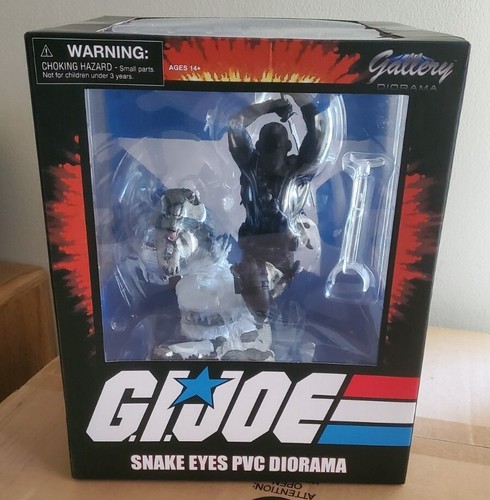 DIAMOND SELECT GI JOE ARAH GALLERY SNAKE EYES & TIMBER PVC FIGURE ...