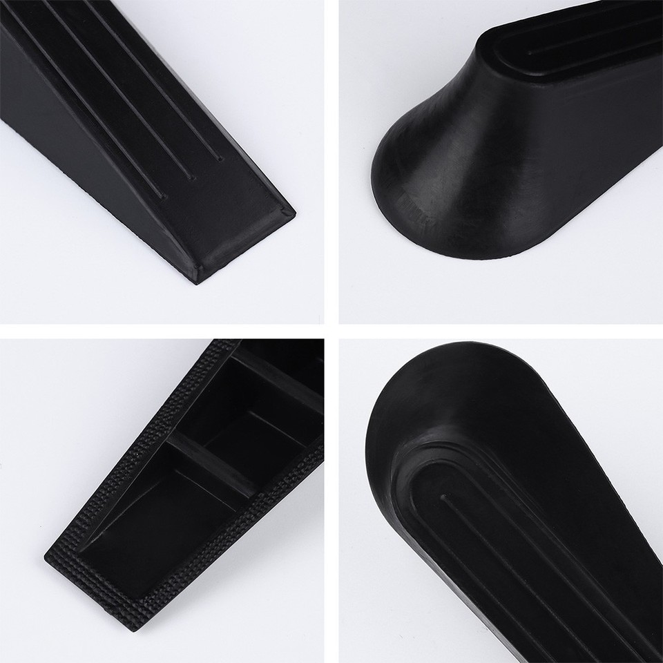 5 Pcs Anti-collision Door Block Doorstopper inside Bulk Stops Black ...