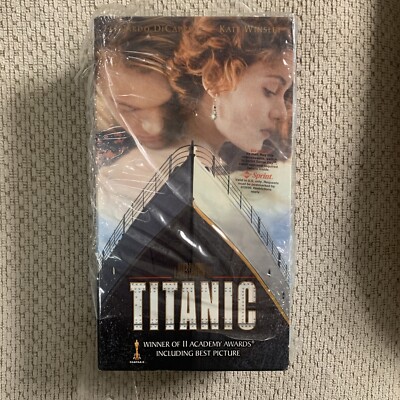 TITANIC ORIGINAL 1998 NEW SEALED PARAMOUNT VHS TAPE | eBay