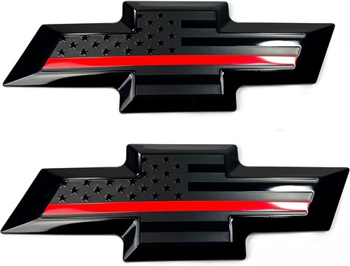 2016-2019 Chevrolet Silverado 1500 Front & Tailgate Bowtie Overlay Flag ...