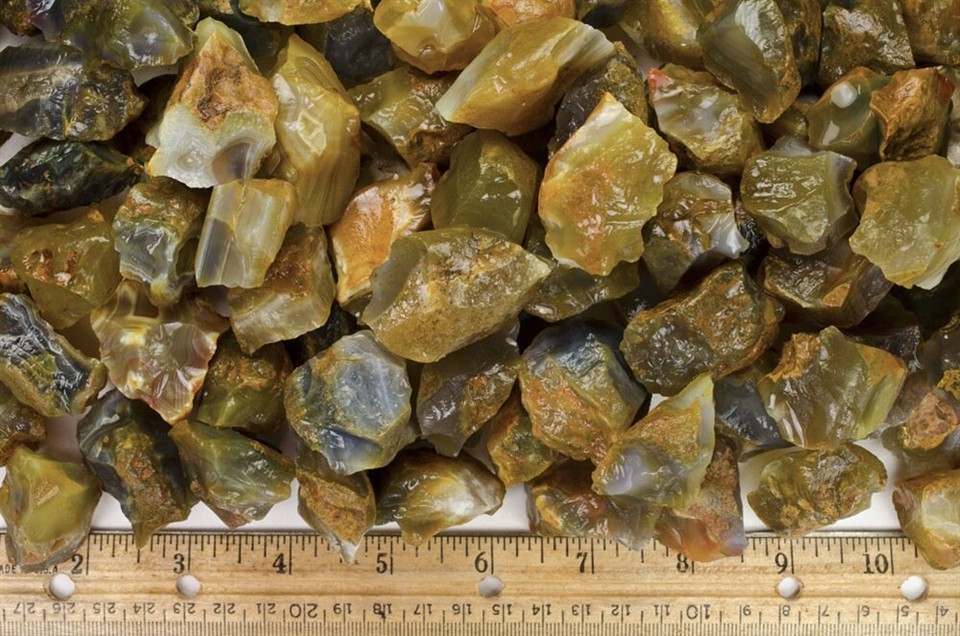 55 lbs Yellow Carnelian Rough Stones - Wholesale Lot - Crystal Mineral ...