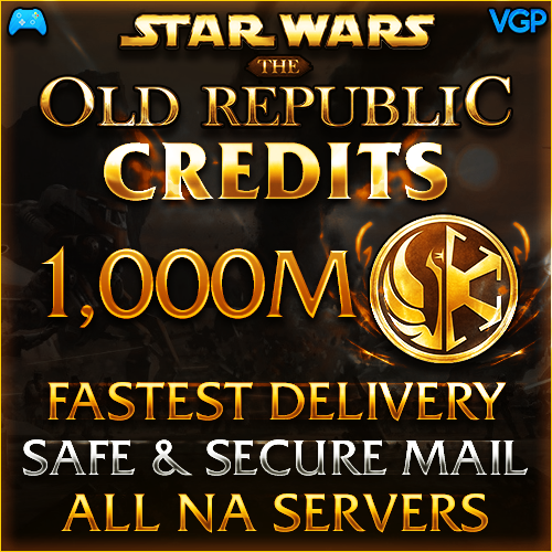 SWTOR Credits Star Wars the Old Republic Credit 🎫1000M 🗽USA-Based ️24h ...