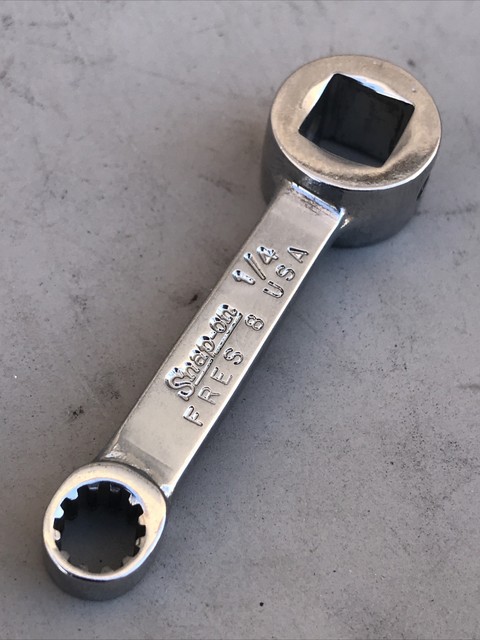 Snap-on 3/8" Drive Spline Torque Adapter 1/4" FRES8 12 Point USA for ...