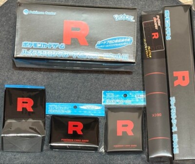 Team Rocket Playmat / Deck Shield / Deck Case / Damage Case / Card Box ...