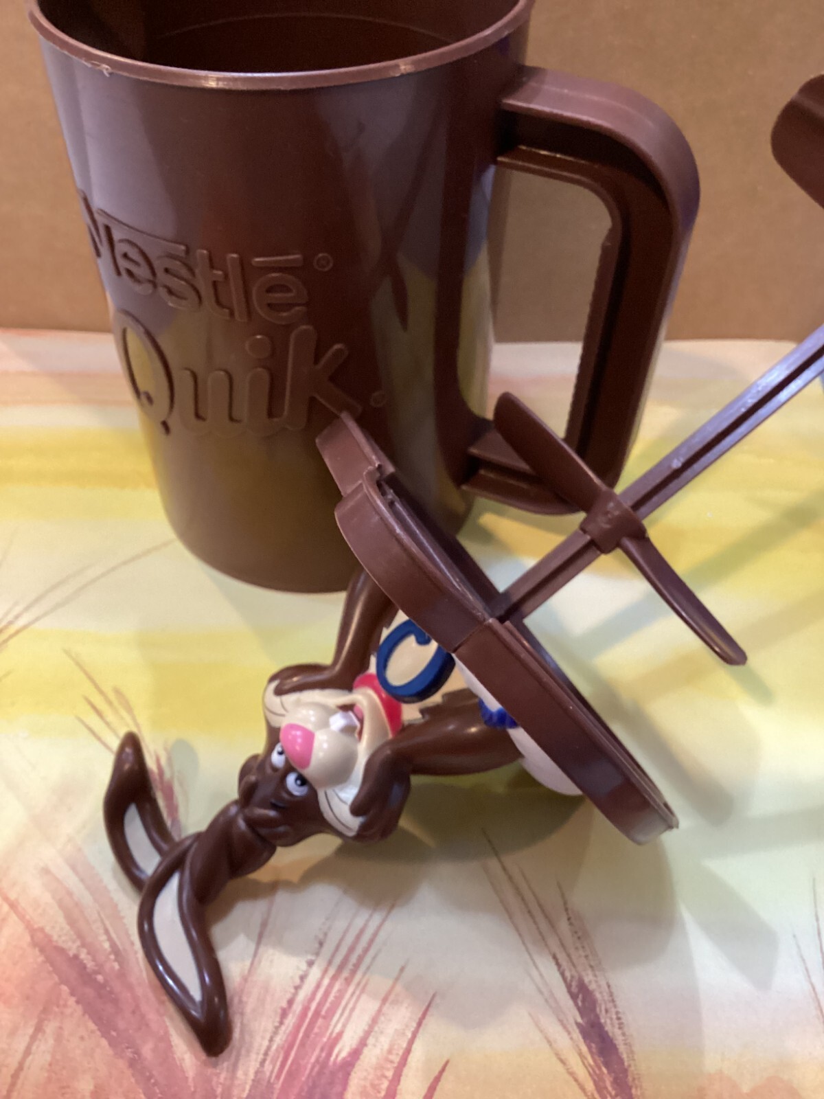 Vintage Nestle Quik Nesquik Bunny Plastic Chocolate Milk Mixer Pitcher ...