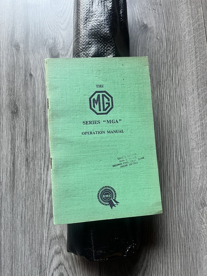 1956 MG MGA tool kit Tool Roll & Operation Manual / OEM VINTAGE | eBay