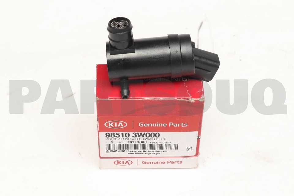 985103W000 Genuine Hyundai / KIA MOTOR & PUMP-W/SHLD WASHER,FRT | eBay