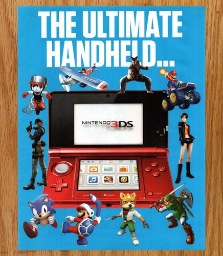 Nintendo 3DS Ultimate Handheld System Mario - Video Game Print Ads ...