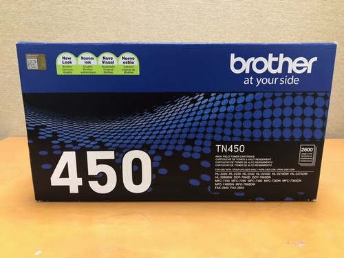 Brother TN-450 TN450 Genuine OEM High Yield Toner Cartridge, 💵 Saving ...