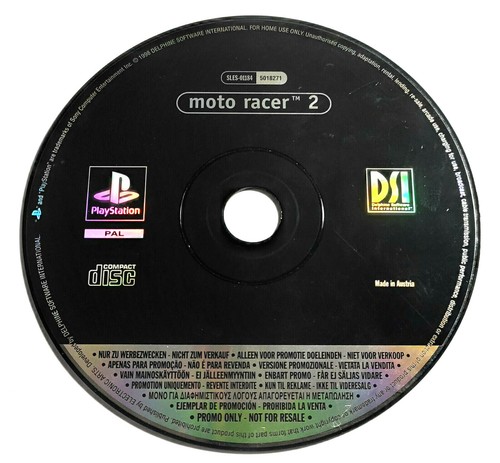 Sony- PLAYSTATION 1- PS1- Motorcycle Racer 2 - Sles 01184 - Demo Rare ...