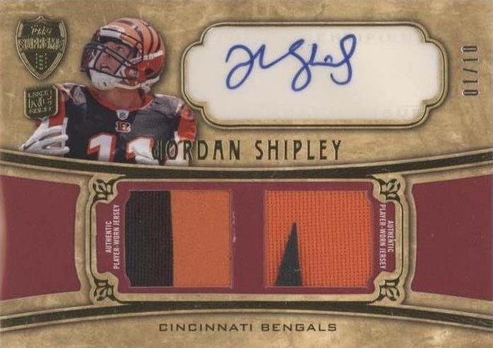 2010 Topps Supreme - Autographed Triple Relics Jordan Shipley #SATR-JS ...