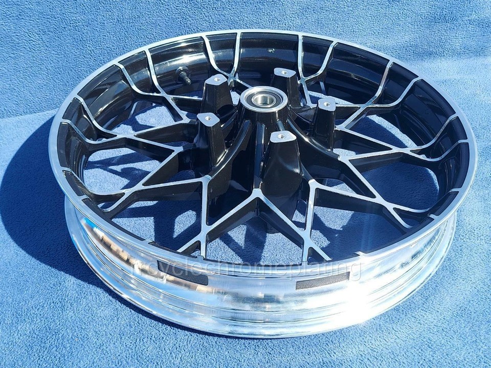 Black Contrast 21" Prodigy Front Wheel 08-23 Road Glide FLHT FLTR ...