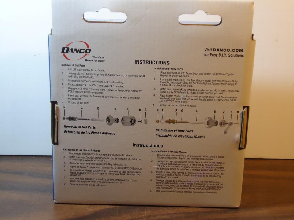 BRAND NEW! DANCO TUB / SHOWER REMODELING KIT FOR PFISTER 39695 | eBay